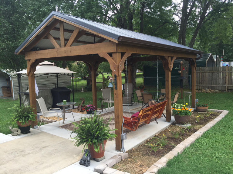 Pavilions For Backyard Or Patio - Custom Pavilion Builder